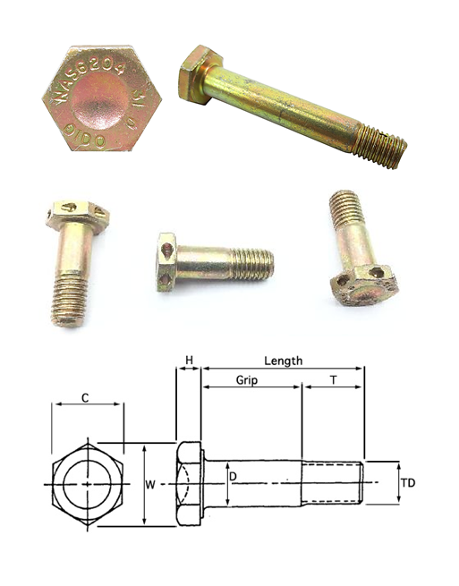 NAS1801/NAS1802 Series Phillips Hexagon Head Full Thread Screw SKU ...