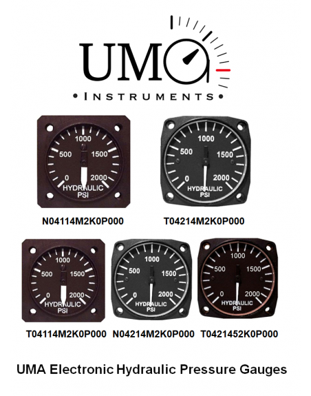 UMA Electronic Hydraulic Pressure Gauges SKU: UMA-GAU-HDPR