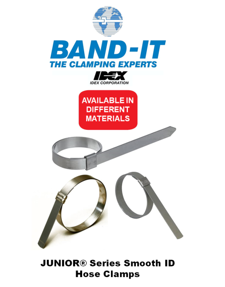 IDEX BAND-IT® JUNIOR® Series Smooth ID Hose Clamps (Metric) SKU: BANDIT ...
