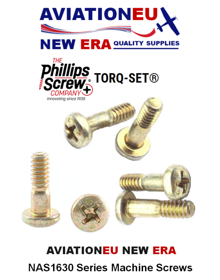 AVIATIONEU NEW ERA NAS1630 Series Machine Screws SKU: AVEUNE-SCRW-NAS1630