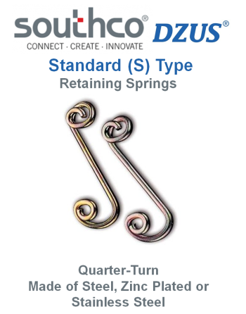 SOUTHCO® DZUS® Fastener Retainers & Accessories SKU: DZUS-RTN