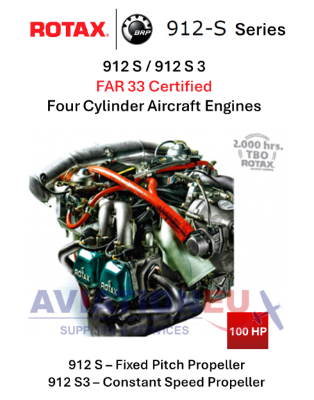 BRP-ROTAX® 912 S Series FAR33 Certified Four Cylinder Aircraft Engines ...