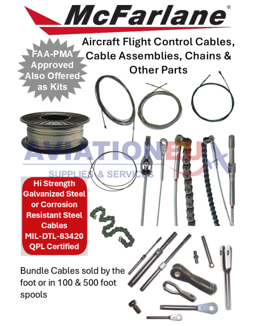 Aircraft & Industrial Cables, Assemblies & Parts SKU: CBL-AFT/IND